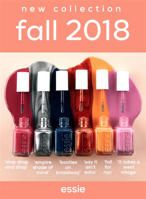 Meet The New Essie Fall 2018 Collection Six Nail Polish Shades Inspired By Autumn In New York
