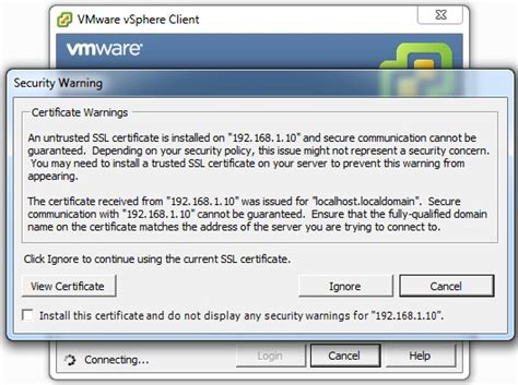 Fixing The Invalid Certificate On Powercli Cloudy Range