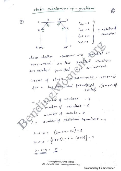Static Indeterminacy Problems Pdf