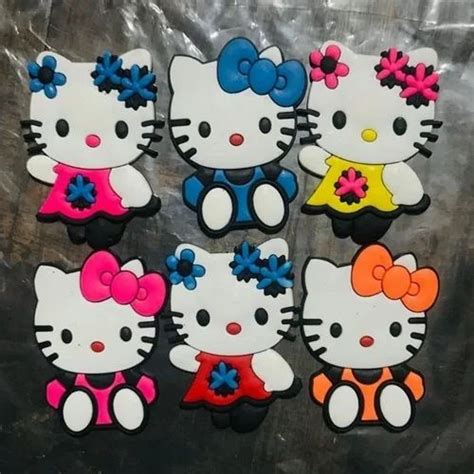 Multicolor Hello Kitty Silicone Sticker For Mobile Cover Thickness 2mm At ₹ 3 Piece In New Delhi