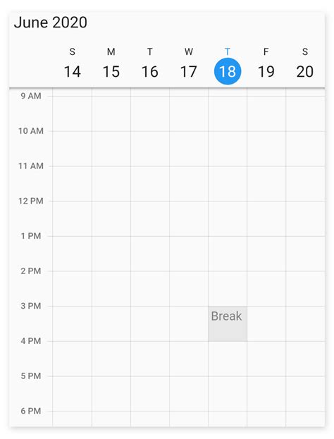 Timeslot Views In Flutter Event Calendar Widget Syncfusion