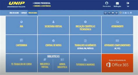 Conheça O Ava Da Unip Ferramenta Utilizada Pelos Alunos Do Ead