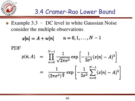 Ppt Chapter 2 Minimum Variance Unbiased Estimation Powerpoint Presentation Id 3362004