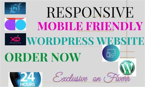 Design Mobile Friendly Responsive Wordpress Website By Anowarhossai863 Fiverr