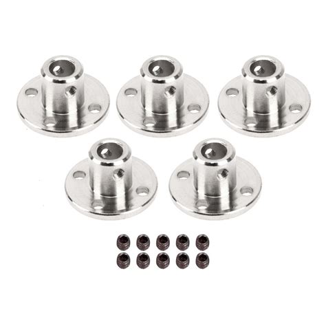플랜지 샤프트 커플 링 커넥터 5 개 3mm 5mm 6mm 8mm 10mm 리지드 가이드 샤프트 지지 커플러 샤프트 축 조인트 Diy Rc 모터용 원격 제어