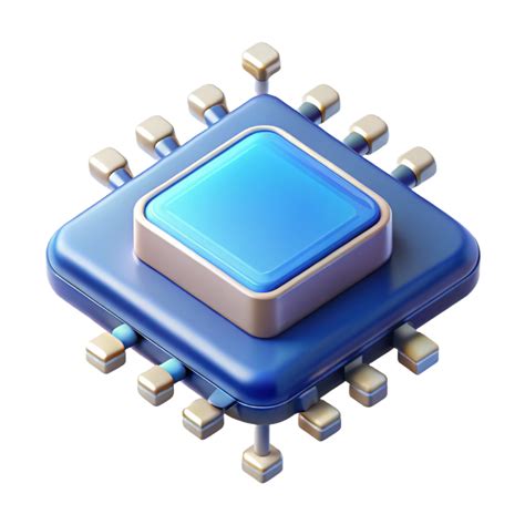 Stunning Modern Microchip With Visible Transistors High Resolution