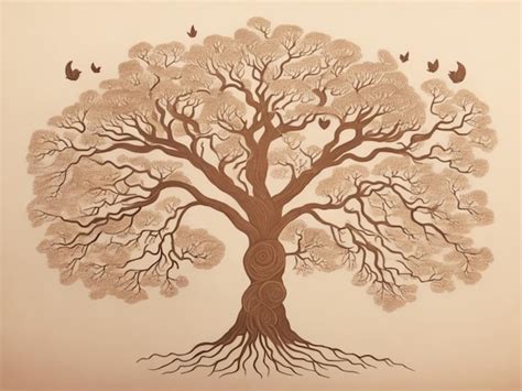 Premium AI Image Vector Natural Beutiful Tree AI GENERATED