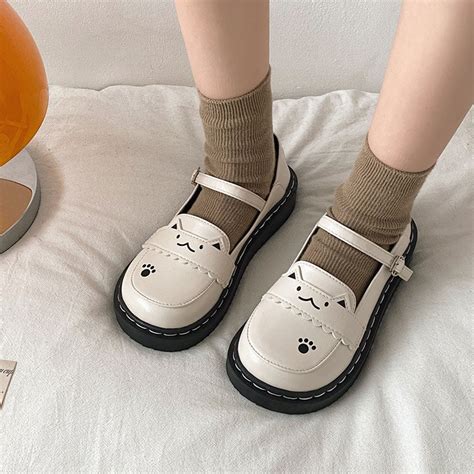Cute Cat Flat Shoes Se22937