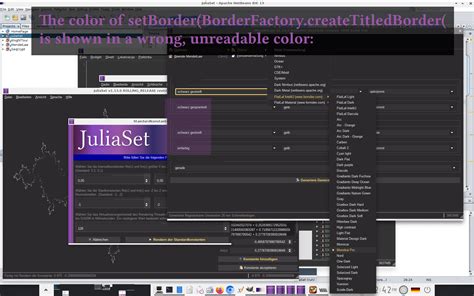 Wrong Color For Text In Setborder In The New Monokai Pro Laf From The Intellij Themes · Issue