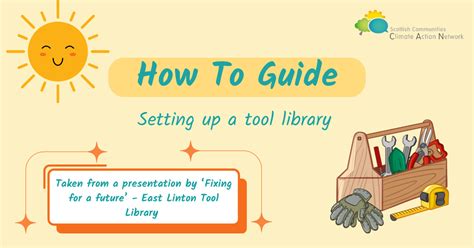 How To Guide Tool Library Scottish Communities Climate Action Network Transition Scotland Hub