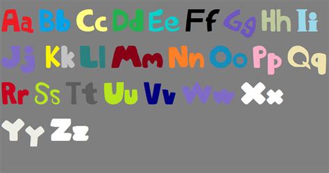Alphabet Lore Characters Colors By Kate298100 On Deviantart