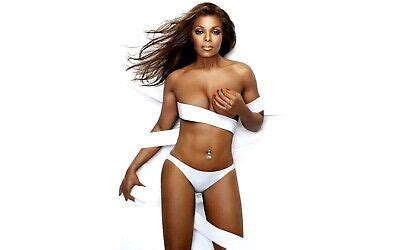 Janet Jackson Posing In Bikini 8x10 Photo Print Ebay