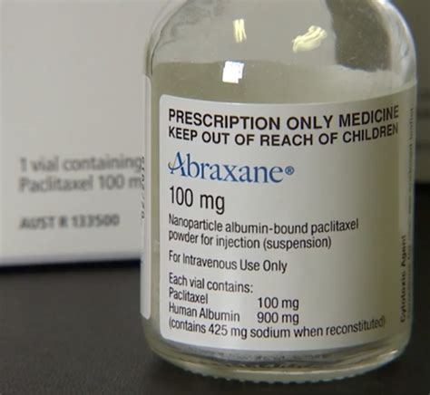 Suspension Allopathic Abraxane 100 Mg Injection Packaging Type Bottle