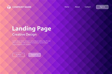 방문 페이지 템플릿 모자이크와 보라색 그라데이션이 있는 기하학적 배경 검은색에 대한 스톡 벡터 아트 및 기타 이미지 검은색 광대한 그라데이션 Istock