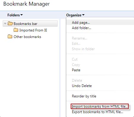 How To Export And Import Bookmarks In Easy Way