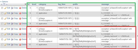 Differentiate Between Frontend And Backend Logs In Dbtarget Yii2