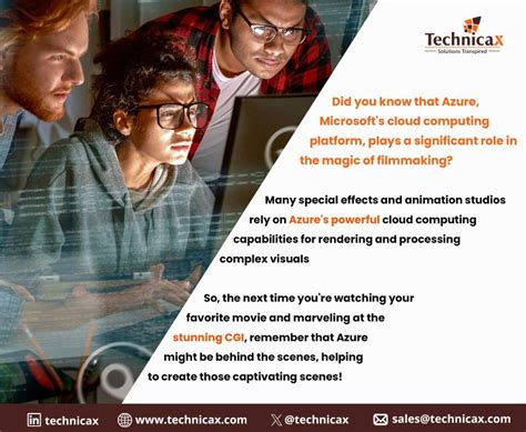 Technicax On Linkedin Azure Cloudcomputing Filmmakingmagic Technicax Microsoft Cgieffects