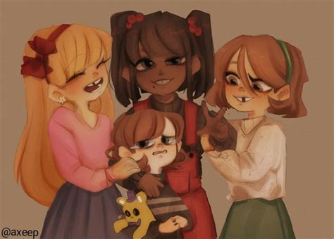 Elizabeth Afton Cassidy Charlie Emily Cc Anime Fnaf Fnaf Drawings