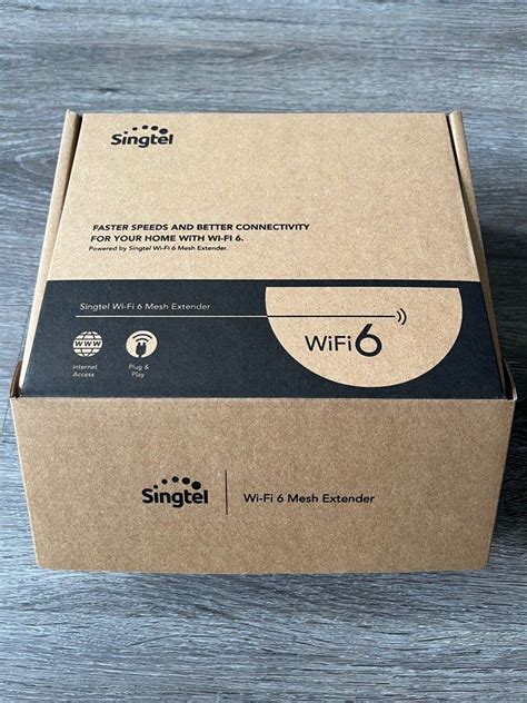 Singtel Askey Wifi 6 Mesh Extender Computers And Tech Parts And Accessories Networking On Carousell