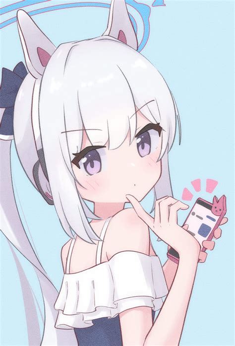 Safebooru 1girl Absurdres Bare Arms Bare Shoulders Blue Archive Halo