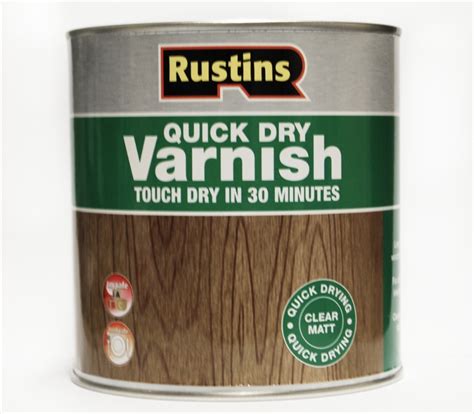Warrior Rustins Quick Dry Varnish Clear Matt 250ml Warrior Warehouses Ltd