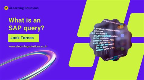 What Is An SAP Query ELearning Solutions