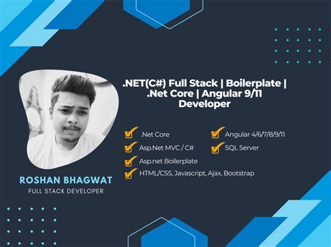 c full stack boilerplate core angular 9 11 developer upwork