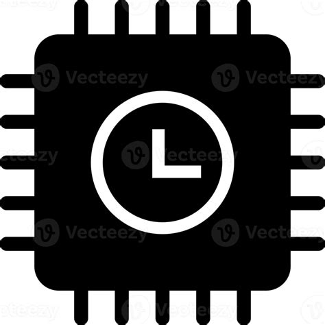 Time Cpu Processor Icon 15437061 Png