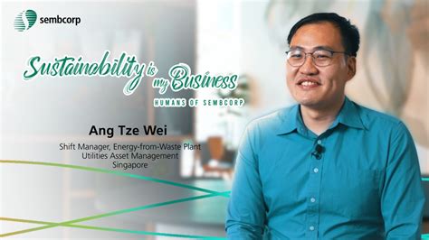 Tze Wei Ang On Linkedin Humans Of Sembcorp Ang Tze Wei
