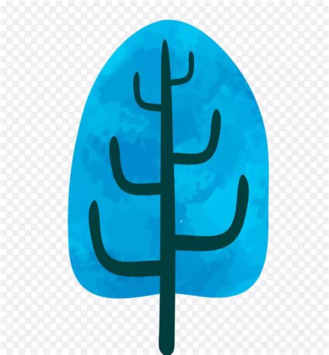 创意水彩树木装饰画png图片素材下载 图片编号qzovkary 免抠素材网