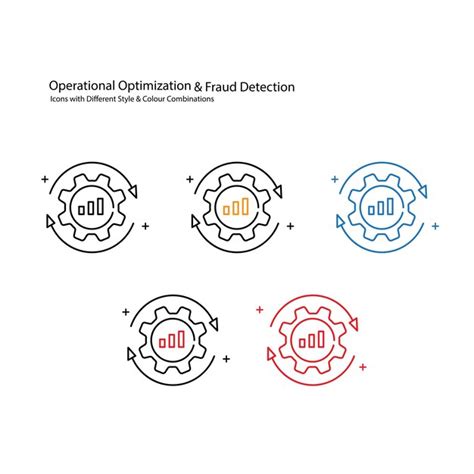 Premium Vector Operational Optimization And Fraud Detection Vector Icon Design