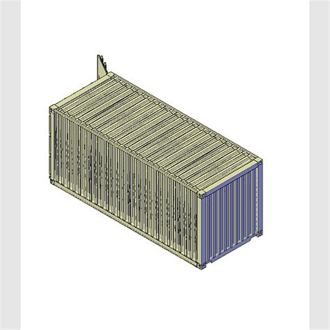 Iso Container Autocad Shipping Container 3d Model By Dragosburian