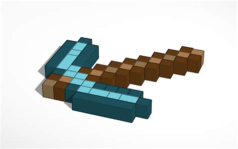 3d Design Diamond Pickaxe Tinkercad