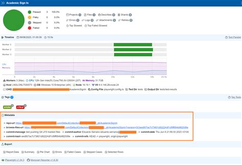 [improve] make metadata url clickable link · issue 31 · cenfun monocart reporter · github
