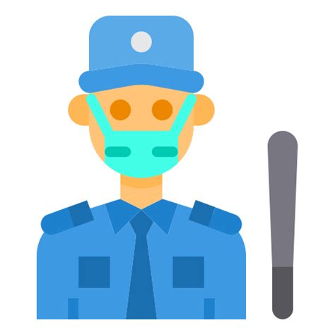 Security Man Itim2101 Flat Icon