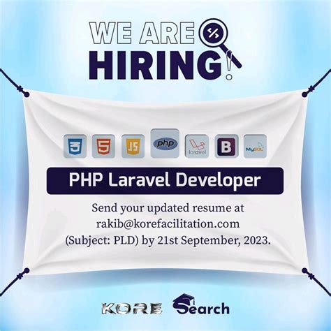 Kore Search On Linkedin Hiring Phplaraveldeveloper Laraveldeveloper Recruiting Seeking