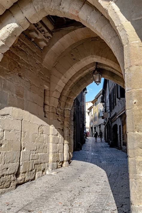 Entrance Door And Narrow Alley With Ancient Buildings In The Ancient