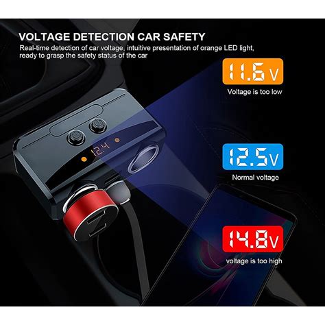 Auto Accessoires 12v 24v Sigarettenaansteker Usb D Grandado