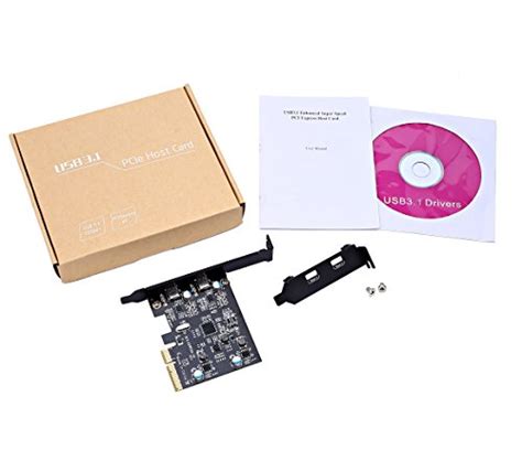 PCI E PCI Express X To USB Gen Gbps Port Type C Expansion Card Asmedia Chipset For