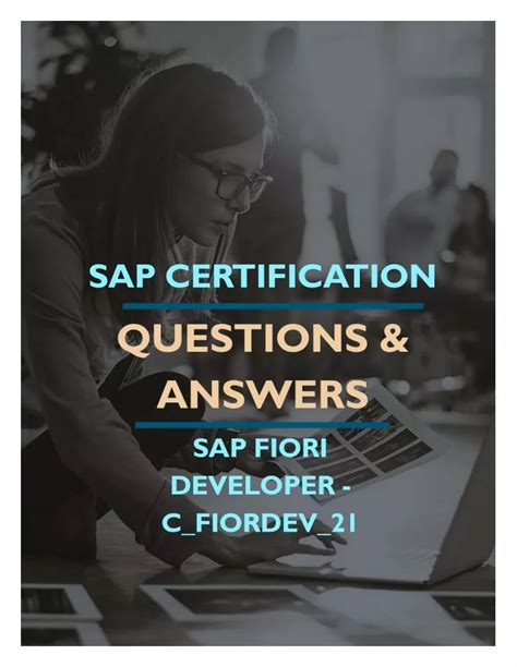 Ppt Sap Fiori Developer C Fiordev 21 Free Questions And Answers Pdf Powerpoint Presentation