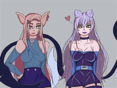 Ahri X Evelynn By Chibimifune On Deviantart