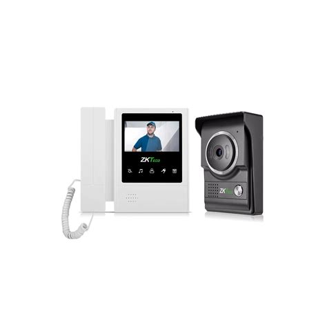 Kit De Videoportero Monitor Zkteco 4 3 Camara 1mp Vdpo4 B4 Kit Pch Shop