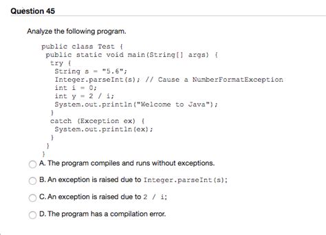Solved Question Points Analyze The Following Code Chegg
