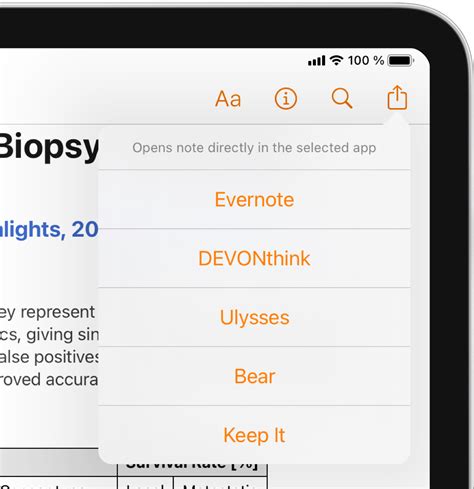 How To Share Notes From A PDF On IPad Highlights