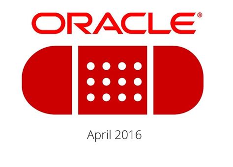 Oracle Patch Update April 2016 Database Experts N4stack