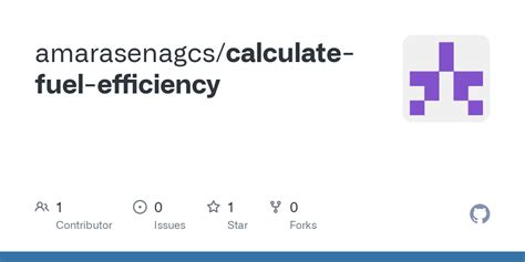 Github Amarasenagcscalculate Fuel Efficiency