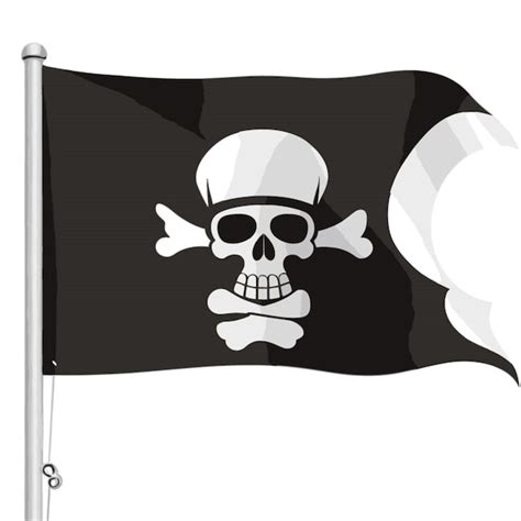 Premium Vector Jolly Roger Vector On A White Background