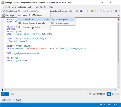 Dbforge Schema Compare For Oracle Download Softpedia