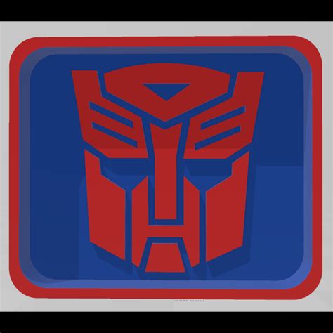 Stl File Transformers Autobot Logo Coin Dump Tray Stl File Easy 3d Print 🤖 ・3d Printable Model