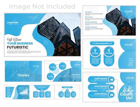 Векторная бизнес презентация Шаблон дизайна слайдов Powerpoint Премиум векторы